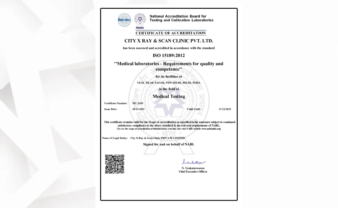 NABL Certificate